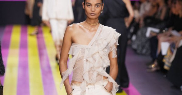 Ефирни материи, деним и дантела от Dior за пролет-лято 2024 - Az-jenata