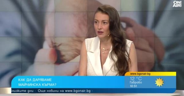 Гери Дончева дарявала кърмата си, за да помага на други майки - Az-jenata