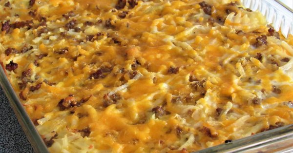 Фантастична запеканка с кайма, картофи и чедър - Az-jenata