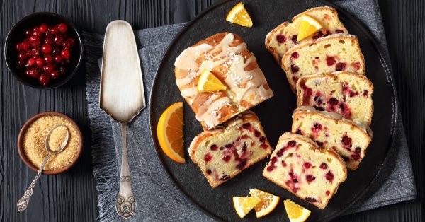 Портокалов кекс с боровинки - Az-jenata